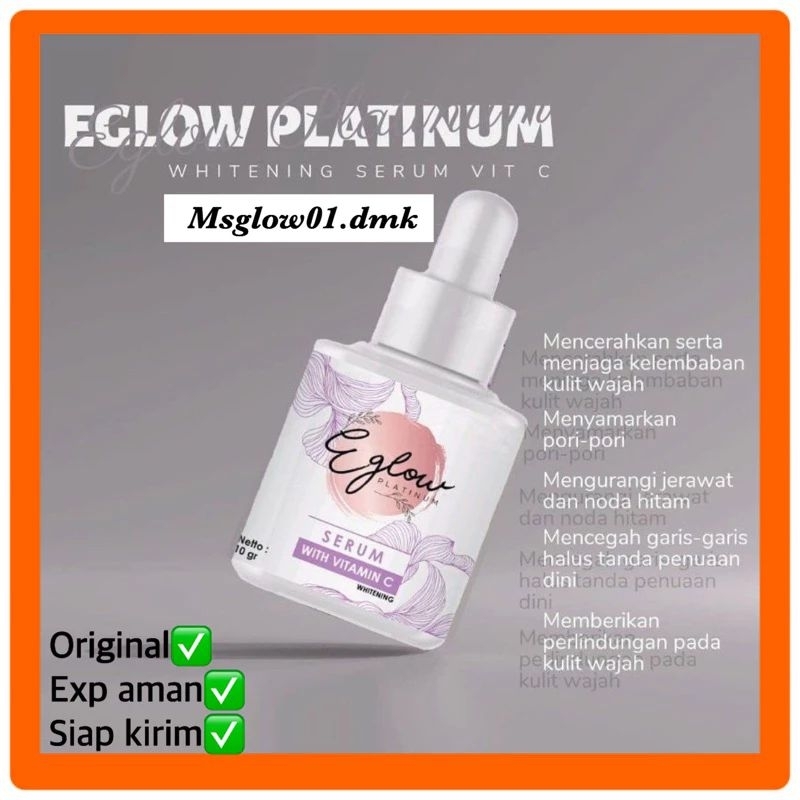 Jual serum eglow platinum | Shopee Indonesia