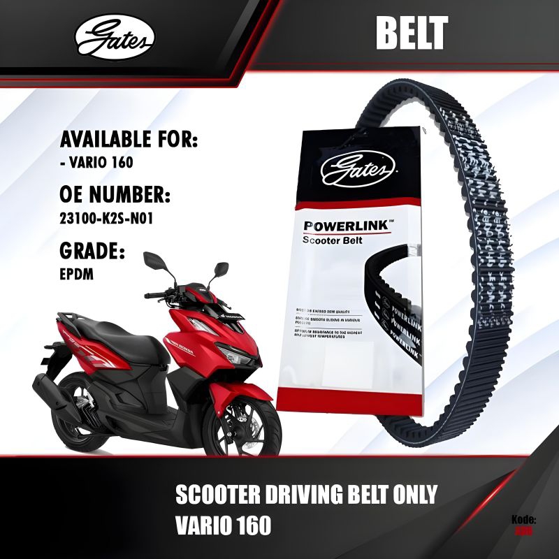 Jual VANBELT VBELT VARIO 160 K2S VARIO 160 ABS VARIO 160 CBS GATES ...