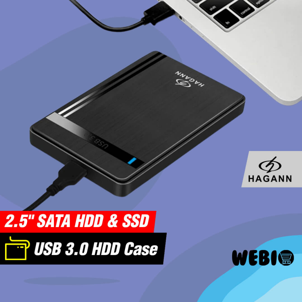 Jual HAGANN HDA-E31 Casing Hardisk Eksternal HDD SSD Enclosure 2.5" USB 3.0 | Harddisk Case SATA ...