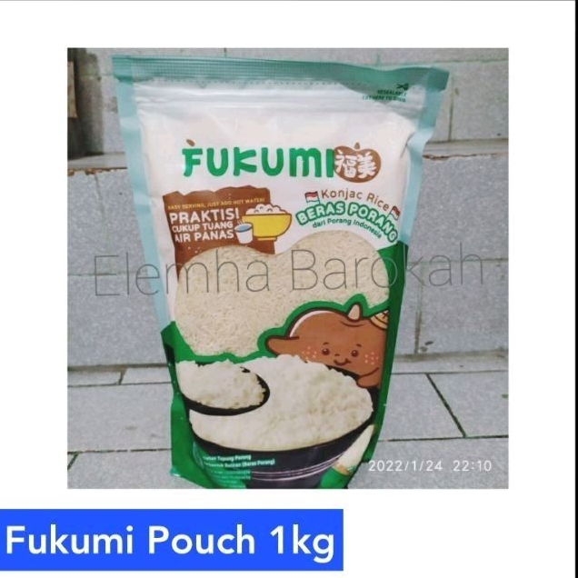 Jual Triple Pack Fukumi Beras Porang Pouch 1Kg 1 Kg x 3 Pouch | Shopee Indonesia