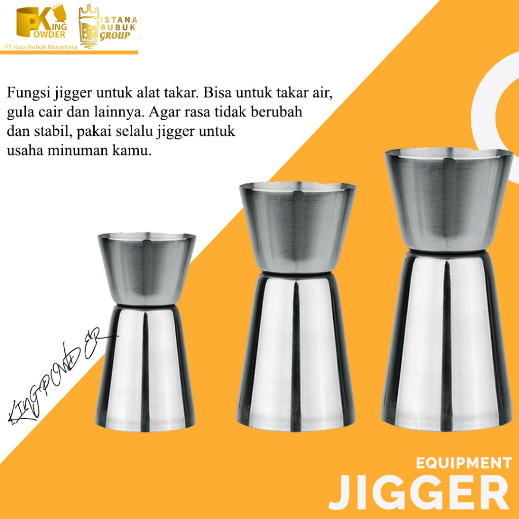 Jual Jigger Alat Takar Gula Cair dan Syrup/ JIGGER STAINLESS/JIGGER ...