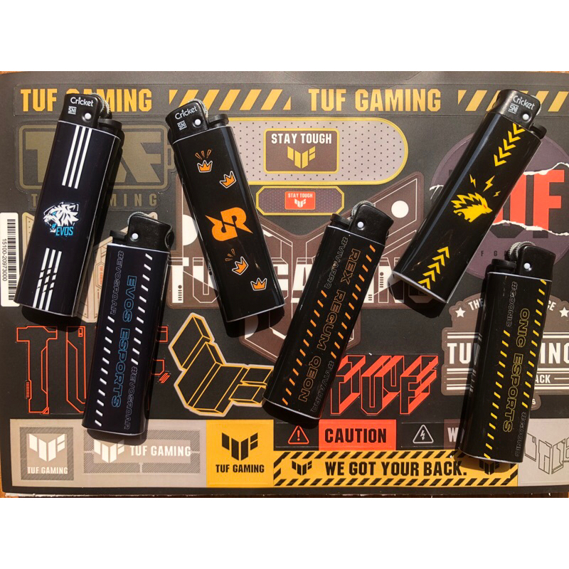 Jual Korek Cricket Logo E-Sports / Korek Api Cricket / Custom Cricket ...