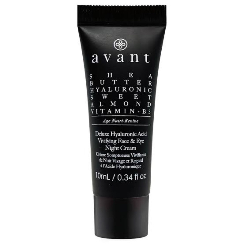 Jual avant shea butter hyaluronic sweet almond vitamin B3 face and eye night cream 10ml | Shopee ...