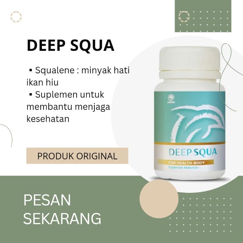 Jual HNI DEEP SQUA ISI 50/SQUALENE/MINYAK HATI IKAN HIU/BAIK UNTUK ...
