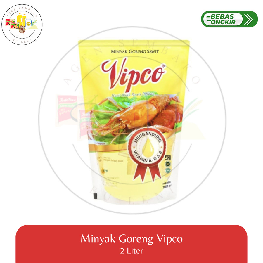 Jual Minyak Goreng Vipco Kemasan 2 Liter dan 1 Liter | Shopee Indonesia