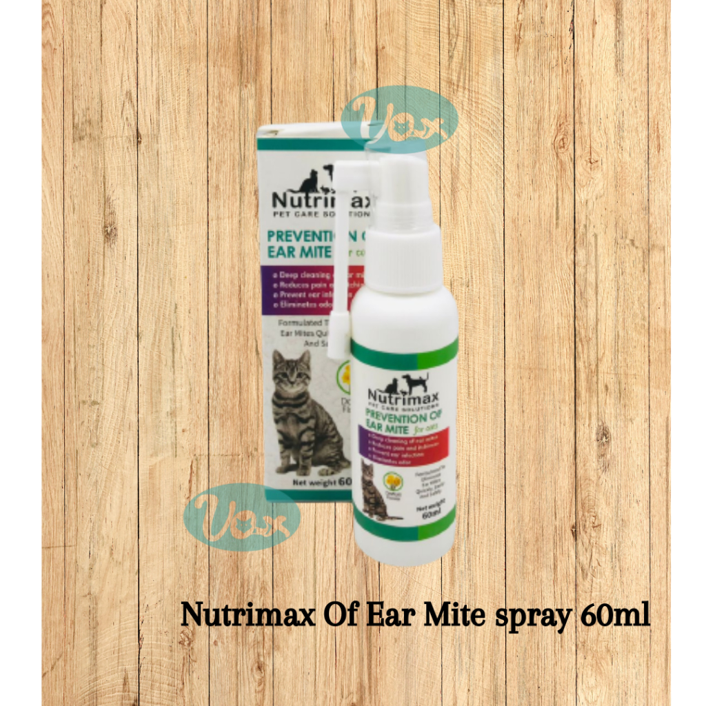Jual Obat Kutu Tungau Infeksi Spray - Nutrimax Prevention Of Ear Mites ...