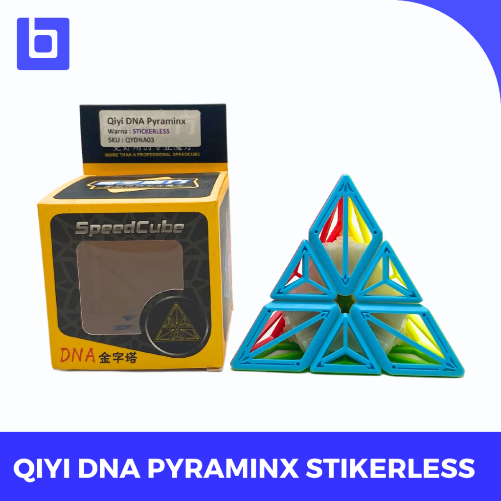 Jual Rubik Pyraminx - QiYi DNA Pyraminx - QiYi Pyraminx DNA - Pyraminx ...