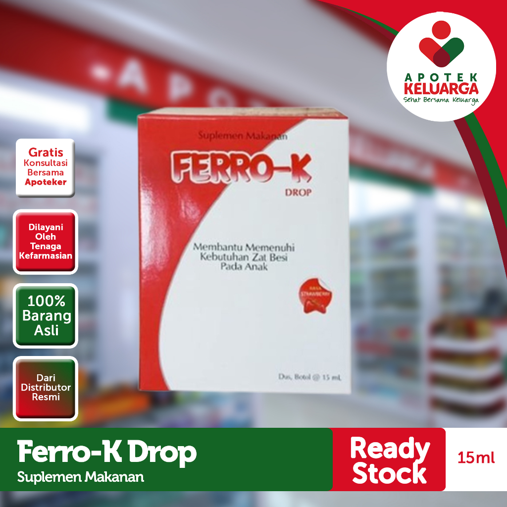 Jual [SIAP KIRIM!] Ferro K drop #multivitamin tambah darah anak ...