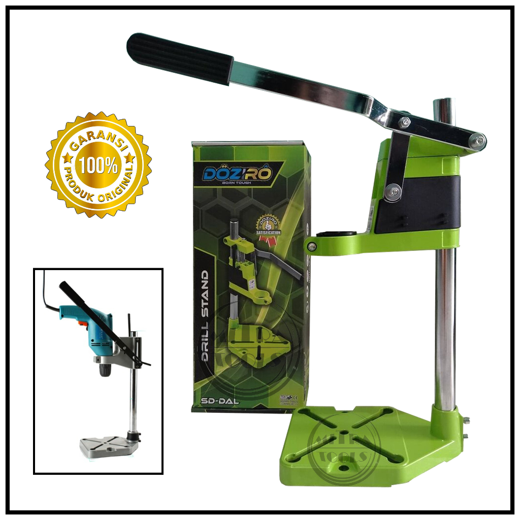Jual DOZIRO Drill Stand / Dudukan Mesin Bor Tangan Pegangan Penyangga ...