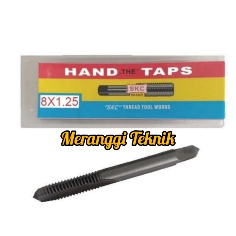 Jual id1254 SKC mata tap M8 x 1,25 mm hand tap isi 3 pcs | Shopee Indonesia