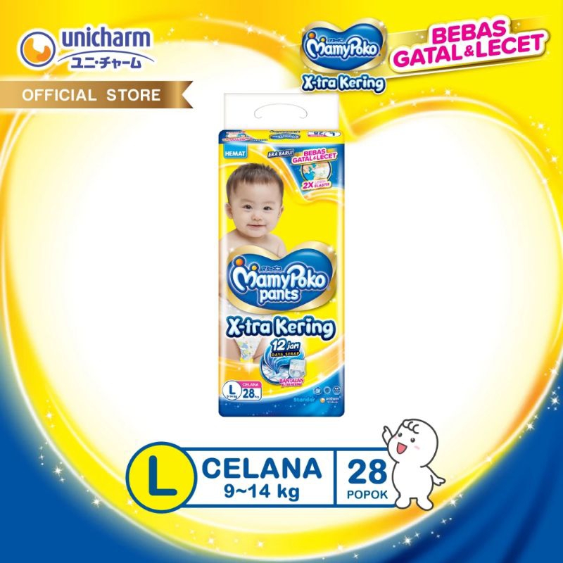 Jual popok mamy Poko ukuran L28 9-24 kg | Shopee Indonesia