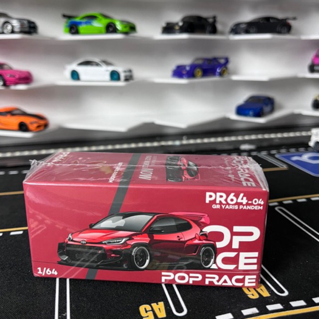 Jual POPRACE Toyota Gr Yaris Pandem PR64-04 open Segel toy | Shopee ...