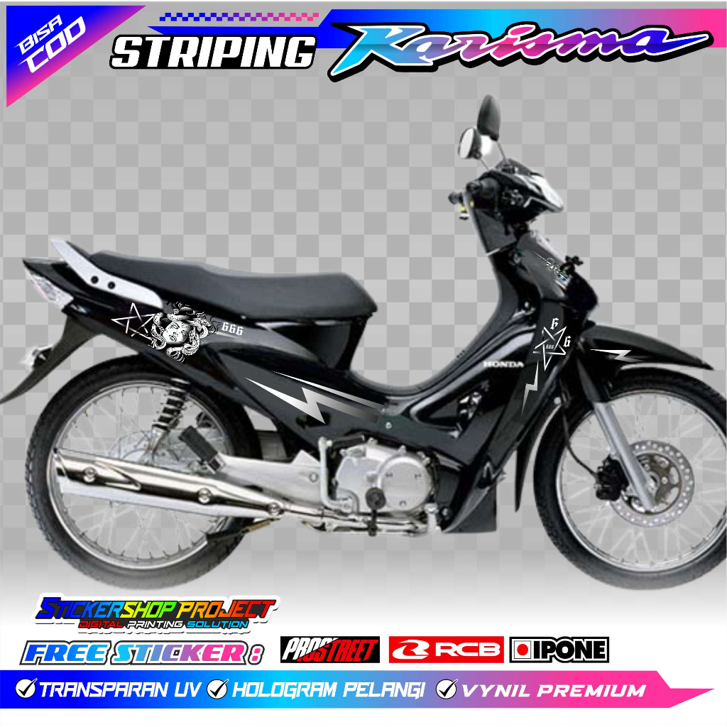 Jual STRIPING VARIASI MOTOR HONDA KARISMA / STIKER LIST MOTOR HONDA ...