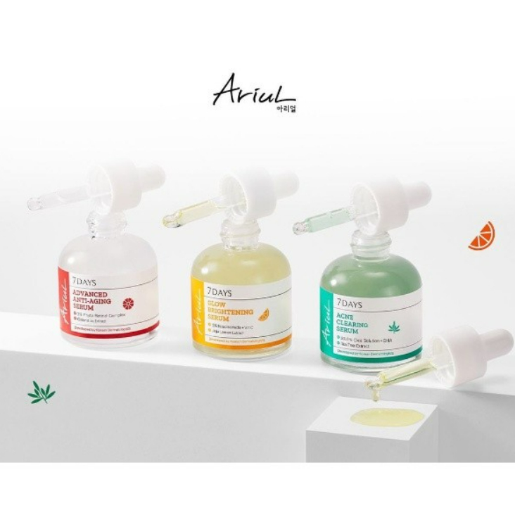 Jual Ariul 7days Serum Series 20ml ☘️Yuri Kosmetik☘️ | Shopee Indonesia