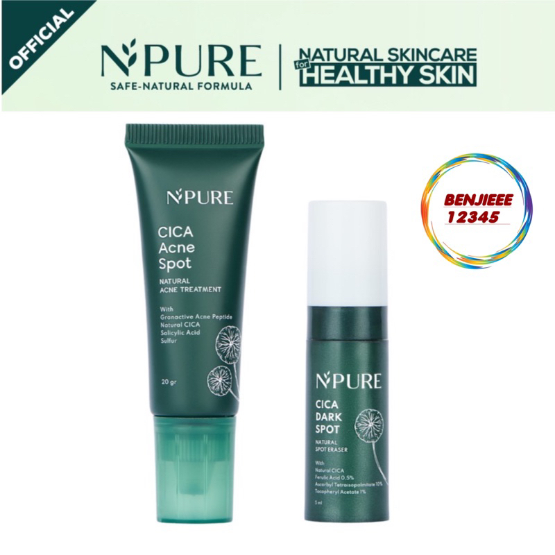 Jual NPURE Spot Treatment acne spot dark spot N’pure npure n pure ...