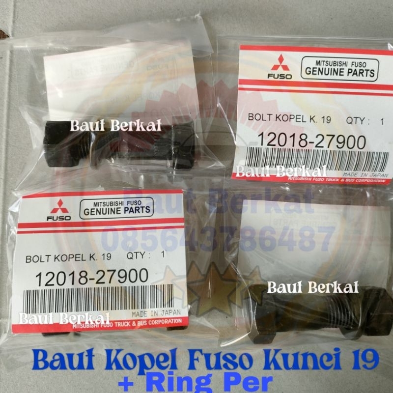 Jual Baut kopel fuso kunci 19 baut flange kopel fuso ps190 fm516 fm517 ...