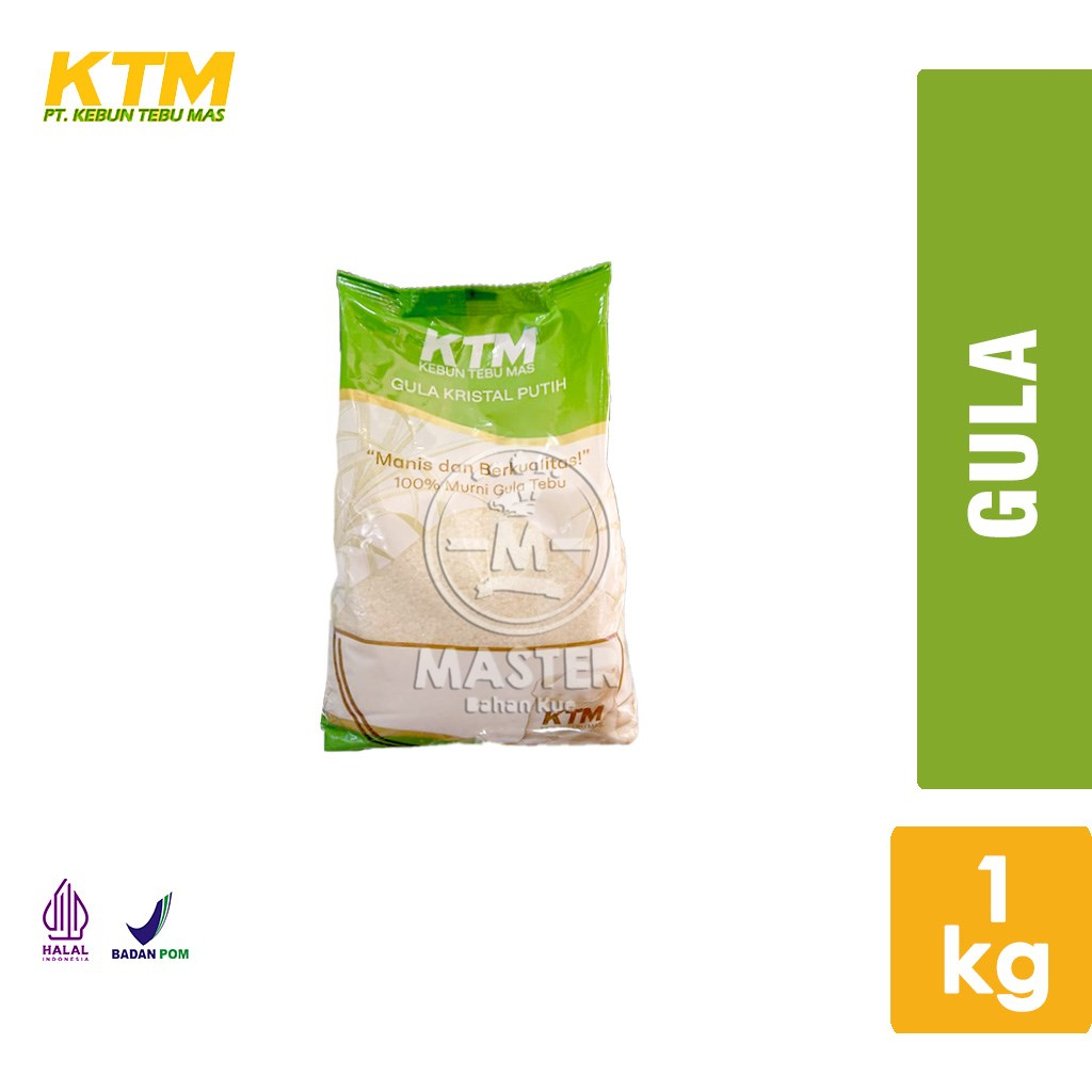 Jual Gula Pasir KTM Kebun Tebu Mas / Gula Kristal Putih [1 Kg] | Shopee ...