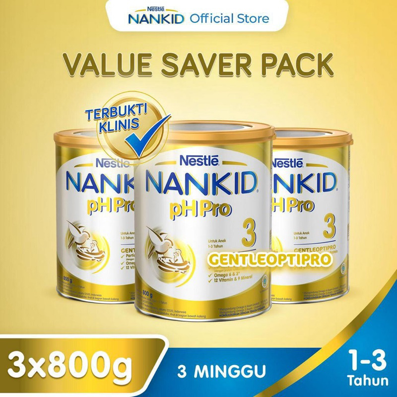Jual NESTLÉ NAN PH PRO SUSU PERTUMBUHAN 1-3 TAHUN | Shopee Indonesia