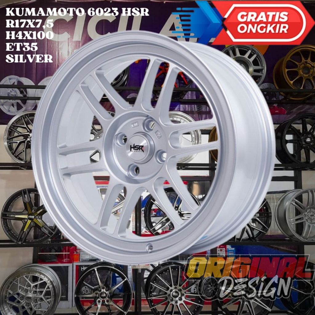 Jual Velg Mobil Ring 17 RPF1 HSR KUMAMOTO R17 UNTUK RAIZE ROCKY CITY JAZZ | Shopee Indonesia