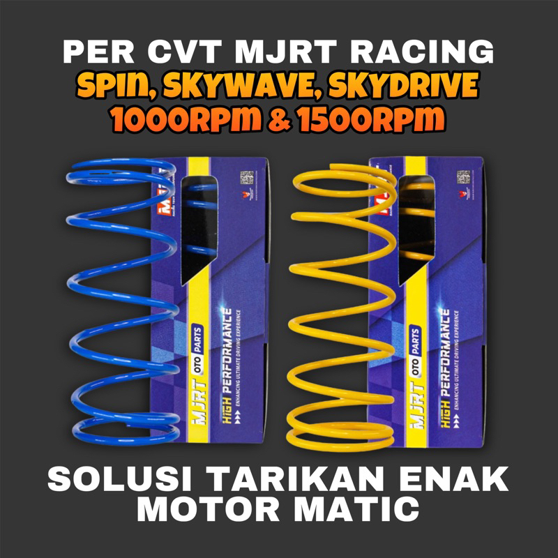 Jual PER CVT RACING 1000RPM - 1500RPM SPIN SKYWAVE SKYDRIVE HAYATE MJRT | Shopee Indonesia