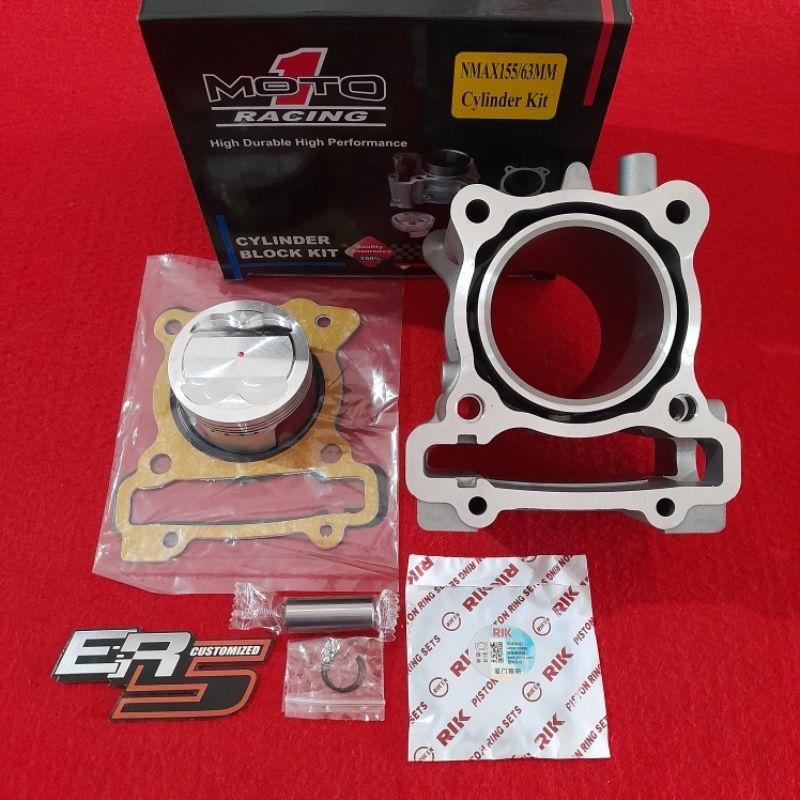 Jual CYLINDER BLOK BORE UP BLOK SEHER MOTO 1 NMAX AEROX 155 UKURAN 63MM | Shopee Indonesia