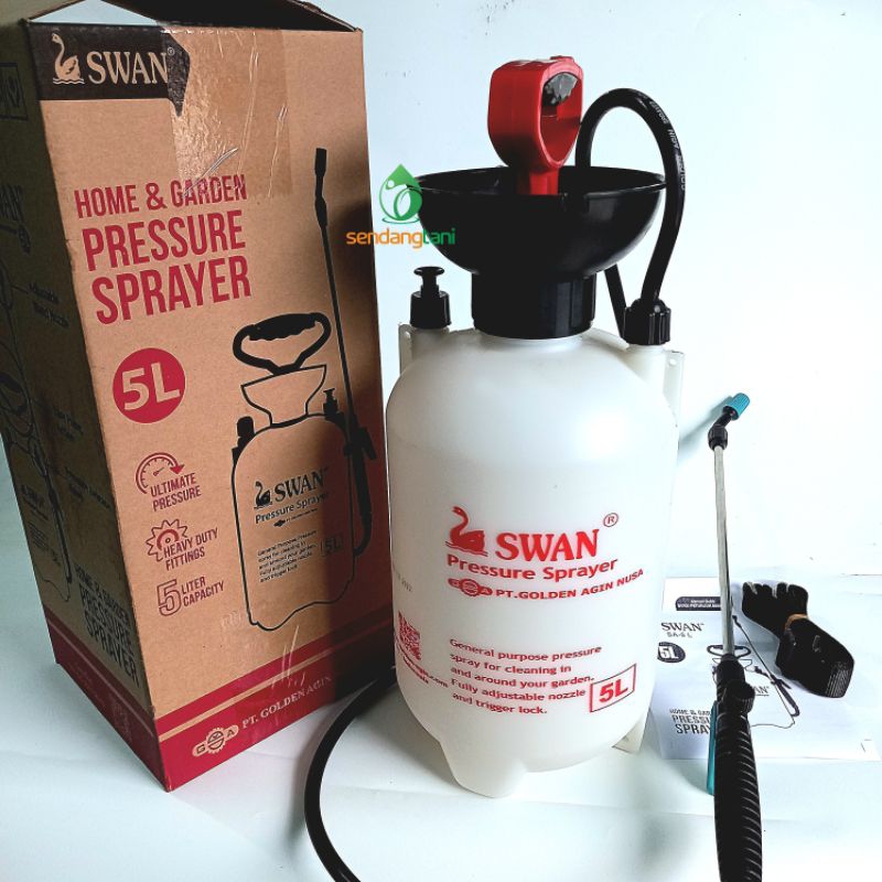 Jual Alat Semprot Tangki Sprayer 5 Liter Swan Cba untuk Pestisida dan ...
