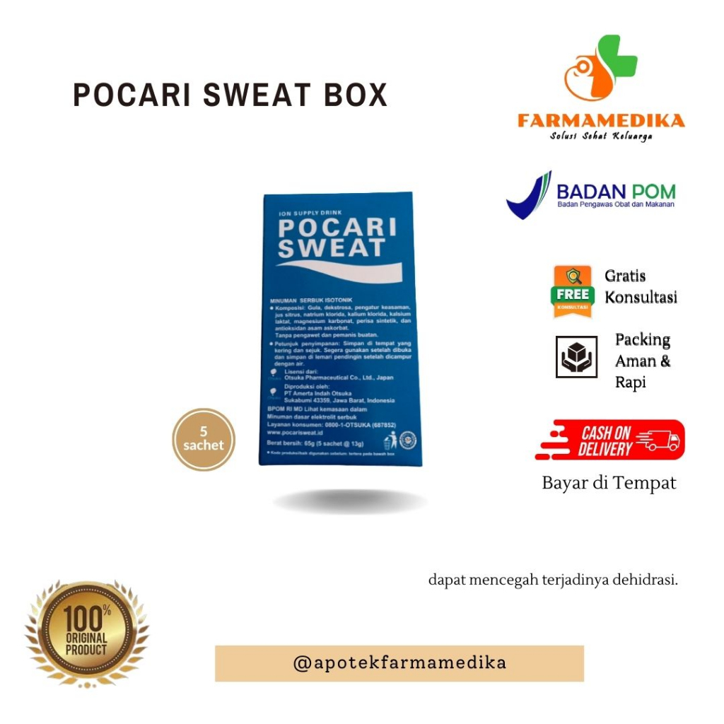 Jual POCARI SWEAT BOX 5 SACHET | Shopee Indonesia