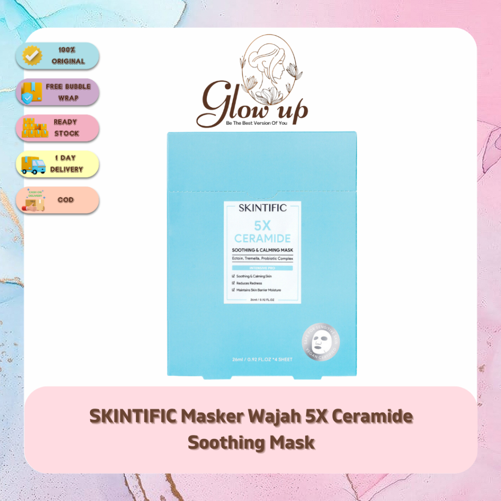 Jual SKINTIFIC Masker Wajah 5X Ceramide Soothing Mask | Shopee Indonesia