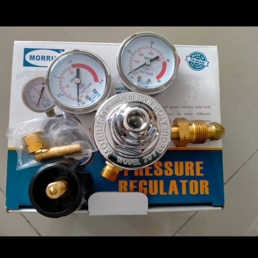 Jual MORRIS REGULATOR ACETYLENE 201-1.4M-AC - PRESSURE REGULATOR ...