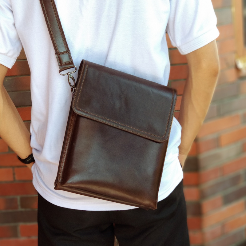 Jual Tas Selempang Pria Kulit Asli Sling Bag Tas Slempang Sling Bag ...