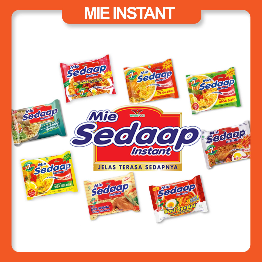 Jual MIE SEDAAP GORENG KUAH ALL VARIAN RASA | Shopee Indonesia