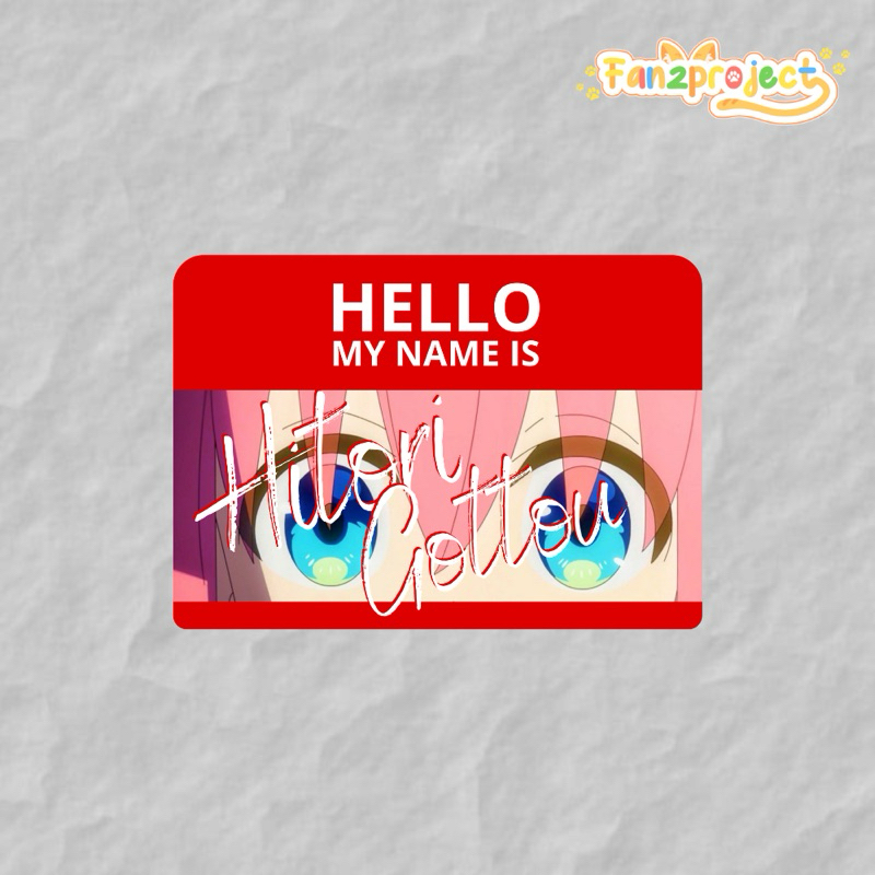 Jual STICKER ANIME HELLO MY NAME IS HITORI GOTTOU BOCCHI THE ROCK ...