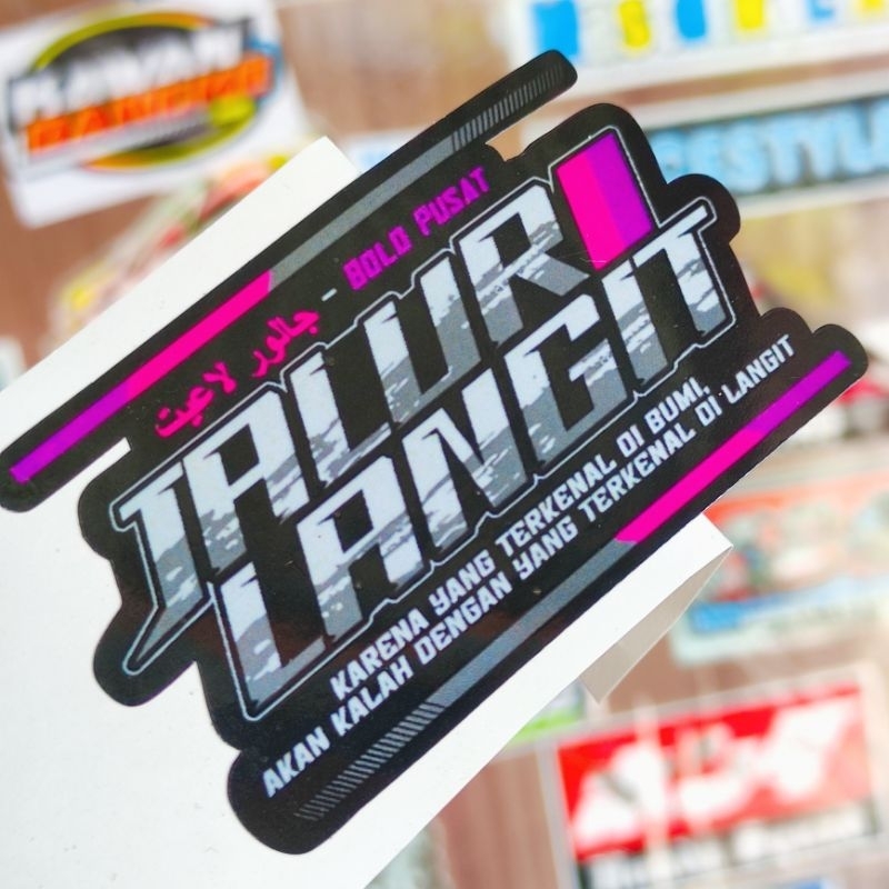 Jual stiker jalur langit glossy ( Cutting) | Shopee Indonesia