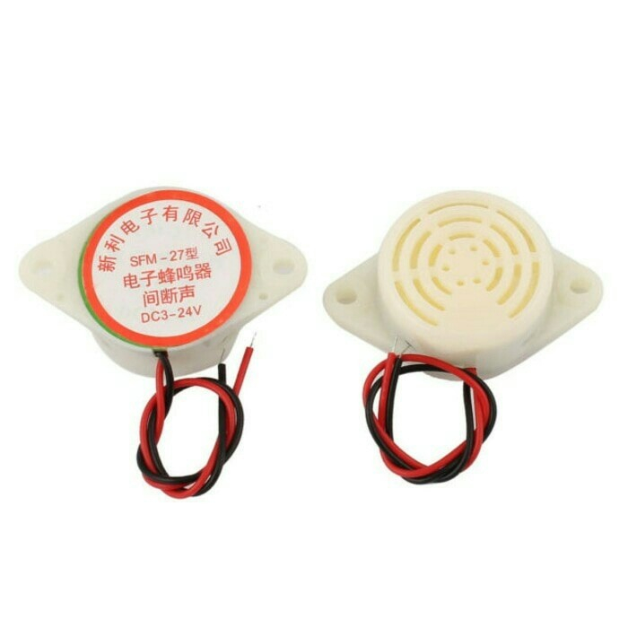 Jual Buzzer Besar 3v - 24v DC bunyi continuous 3 – 24 v | Shopee Indonesia