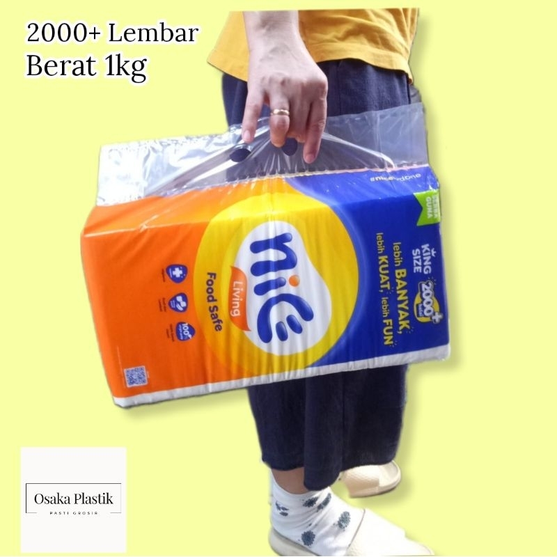 Jual Tisu / Tissue Nice 2ply kemasan baru kiloan >2000 sheets | Shopee ...