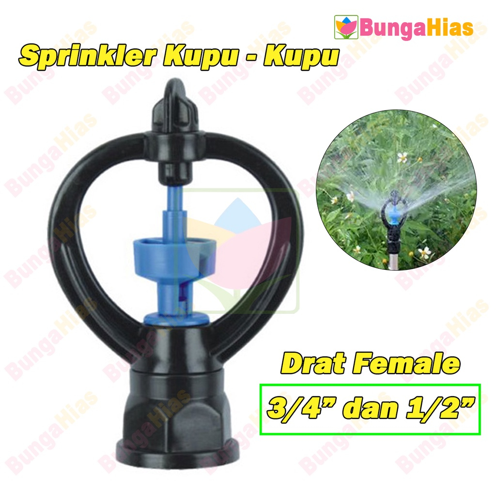 Jual Sprinkler Tanaman Butterfly Kupu Kupu Semprotan Air 1/2 3/4 Inch ...