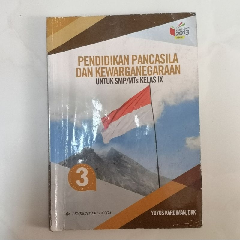 Jual Buku Erlangga Pendidikan Pancasila dan Kewarganegaraan untuk SMP/MTs Kelas IX | Shopee ...