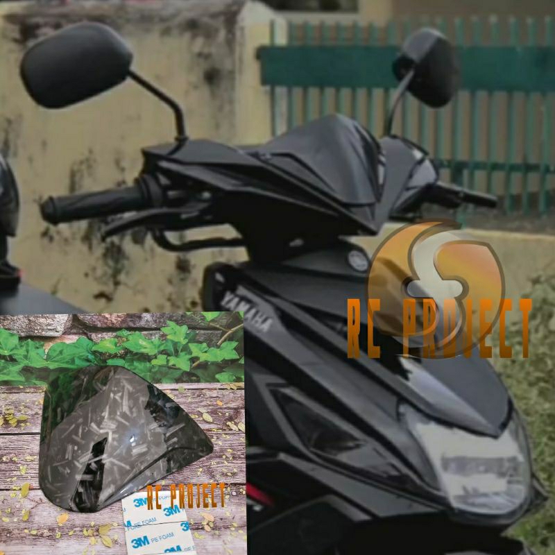 Jual VISOR MIO Z MIO M3 CARBON FORGET WINDSHIELD MIO M3 DAN MIO Z ...