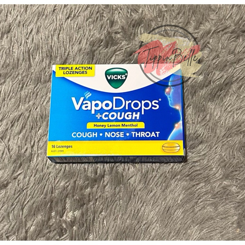 Jual Vicks VapoDrops + Cough Lozenges Permen Tenggorokan Rasa Honey ...