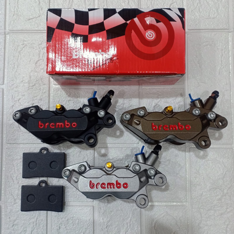 Jual Kaliper Big Pot Axial 4p / 4 Piston Big Pot Bahan Babet Kaliper Kanan Free Kampas Cadangan ...