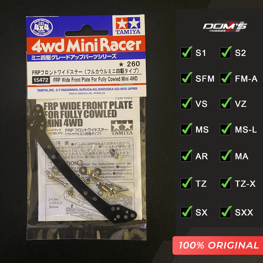 Jual TAMIYA 15472 FRP WIDE FRONT PLATE | Shopee Indonesia