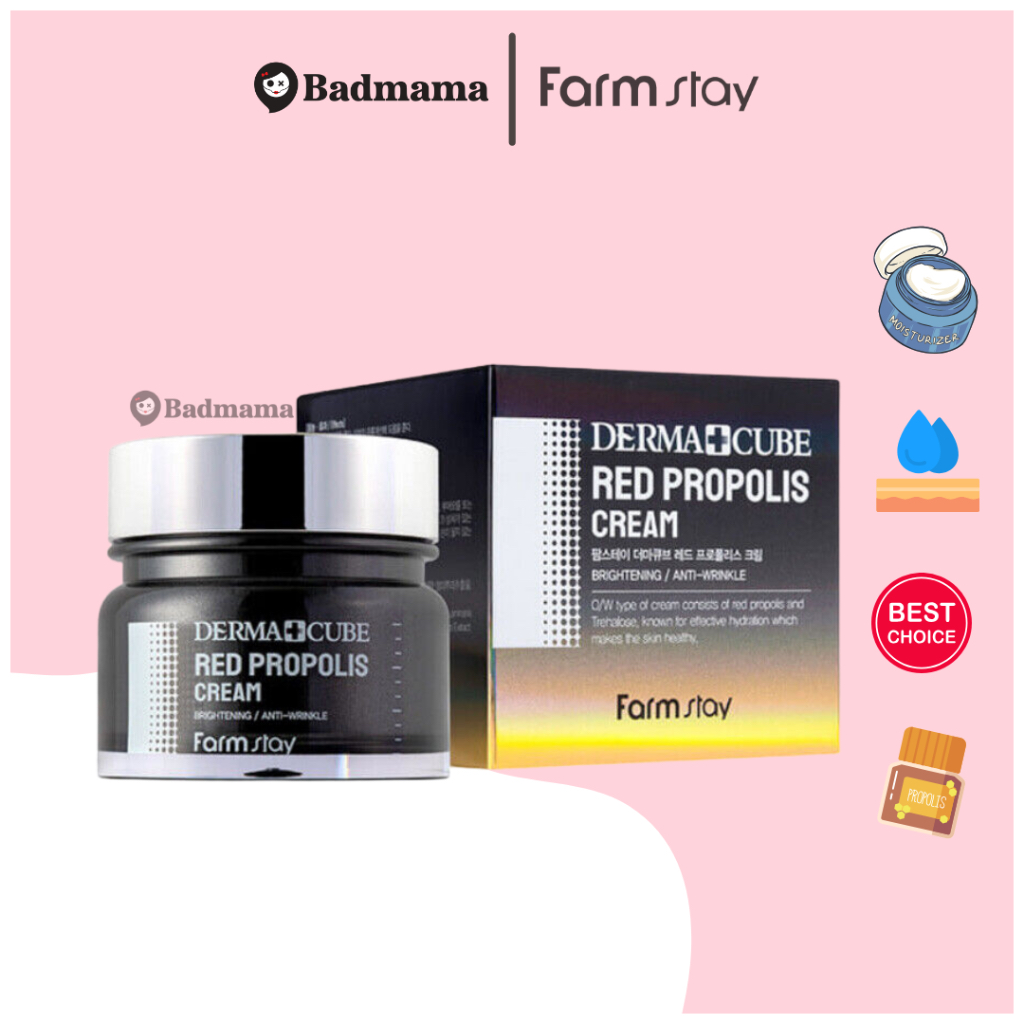 Jual Farm Stay Derma Cube Red Propolis Cream | Shopee Indonesia