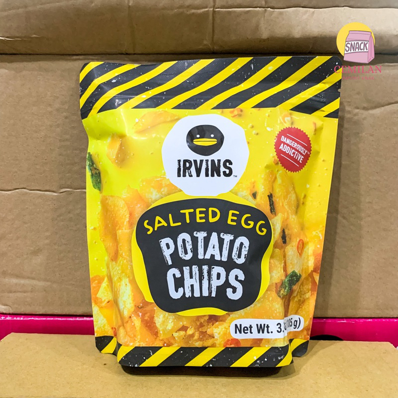 Jual Irvins Potato Chips Salted Egg Singapore | Shopee Indonesia
