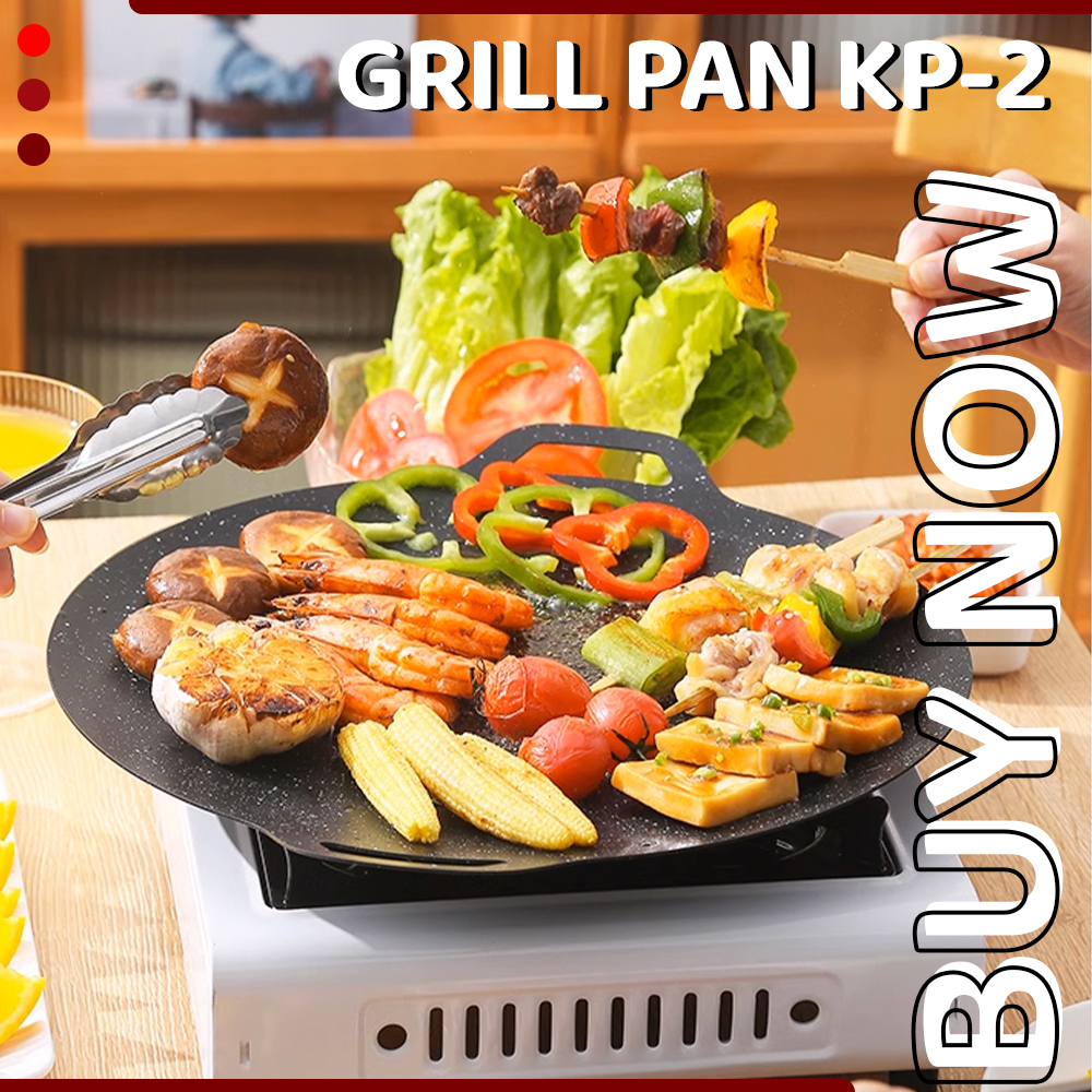 Jual Homedekor Grill Pan Anti Lengket Panci Datar Pemanggang ...