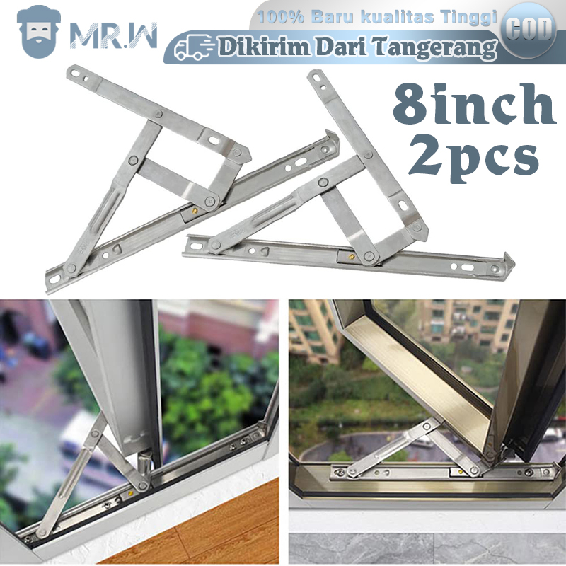 Jual 2pcs Engsel Jendela Casement Bahan Stainless Steel Engsel Casement ...