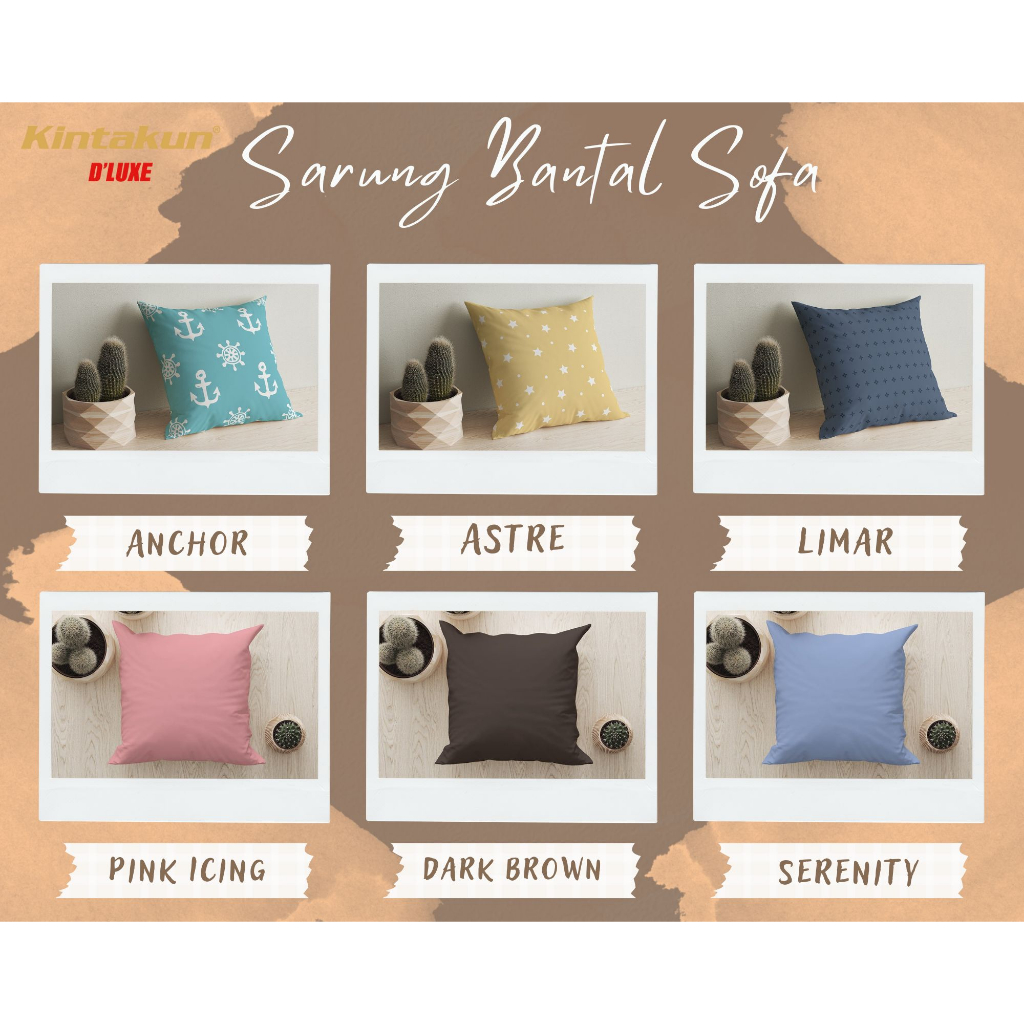 Jual Kintakun Home - SARUNG Bantal Sofa (60x60) OFFICIAL Terlaris ...
