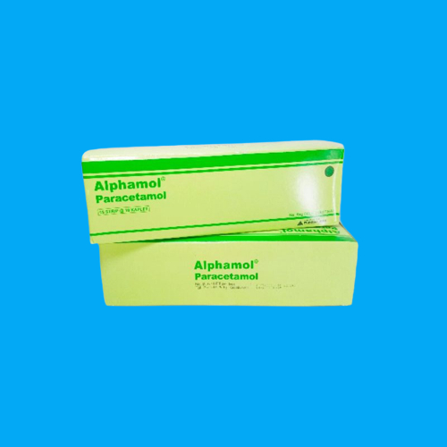 Jual ALPHAMOL TABLET PER BOX ISI 15 STRIP (PARACETAMOL 600MG) | Shopee ...