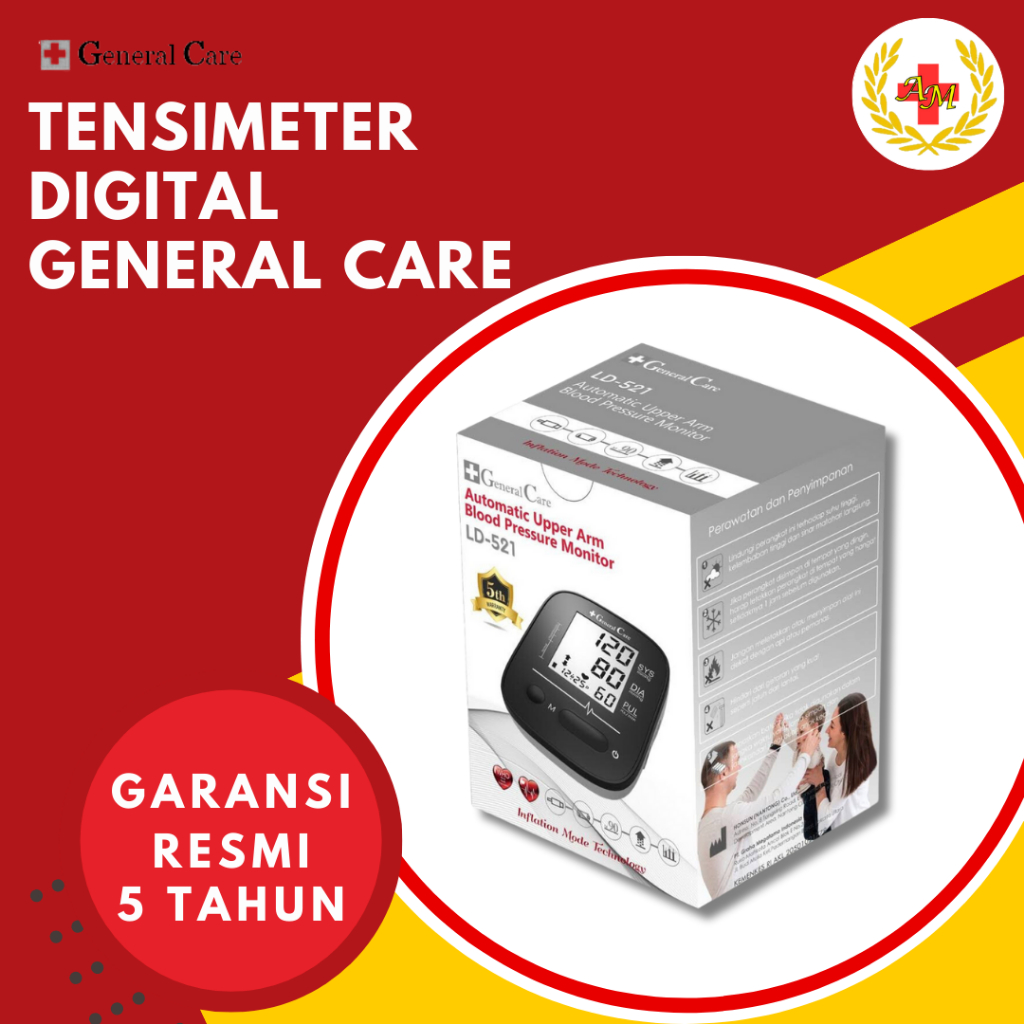 Jual Tensimeter Digital Tensi General Care LD 521 Alat Ukur Tekanan ...