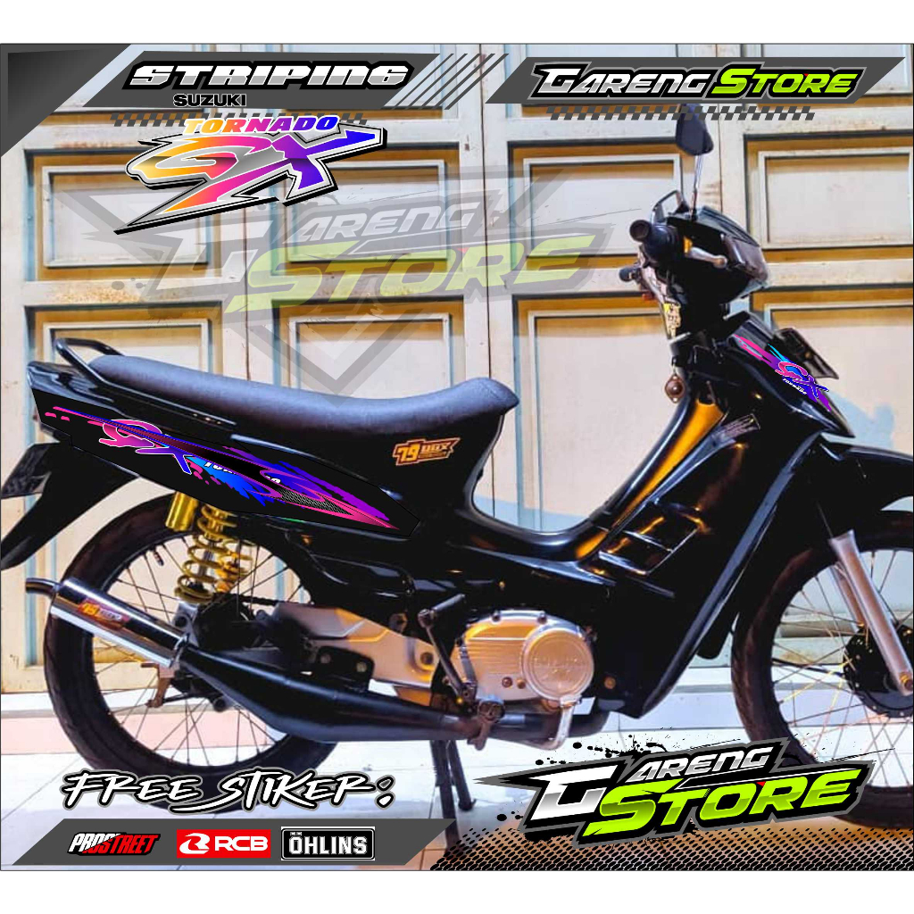 Jual STRIPING VARIASI SUZUKI TORNADO GX / STICKER LIST VARIASI SUZUKI ...