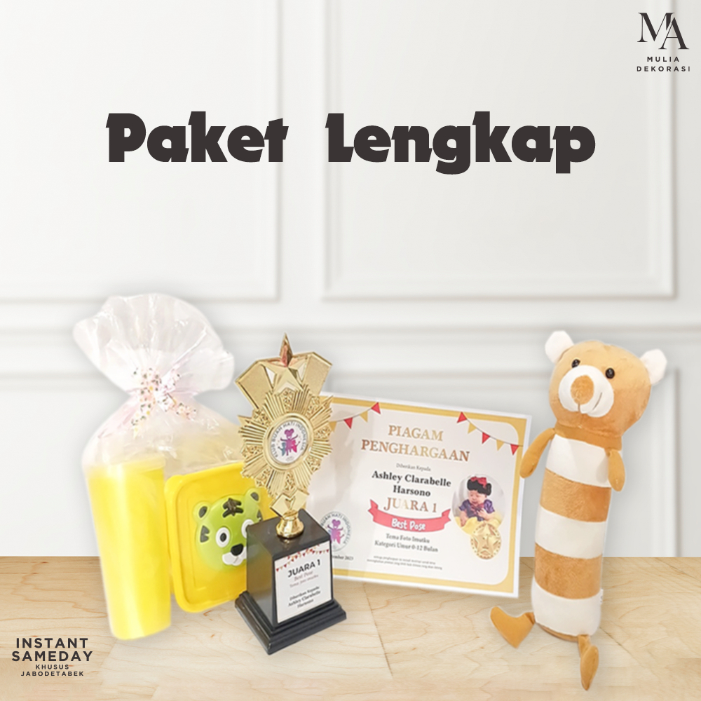 Jual Piagam Tema Penghargaan Lomba Anak Best Juara Piala Trophy Custom ...